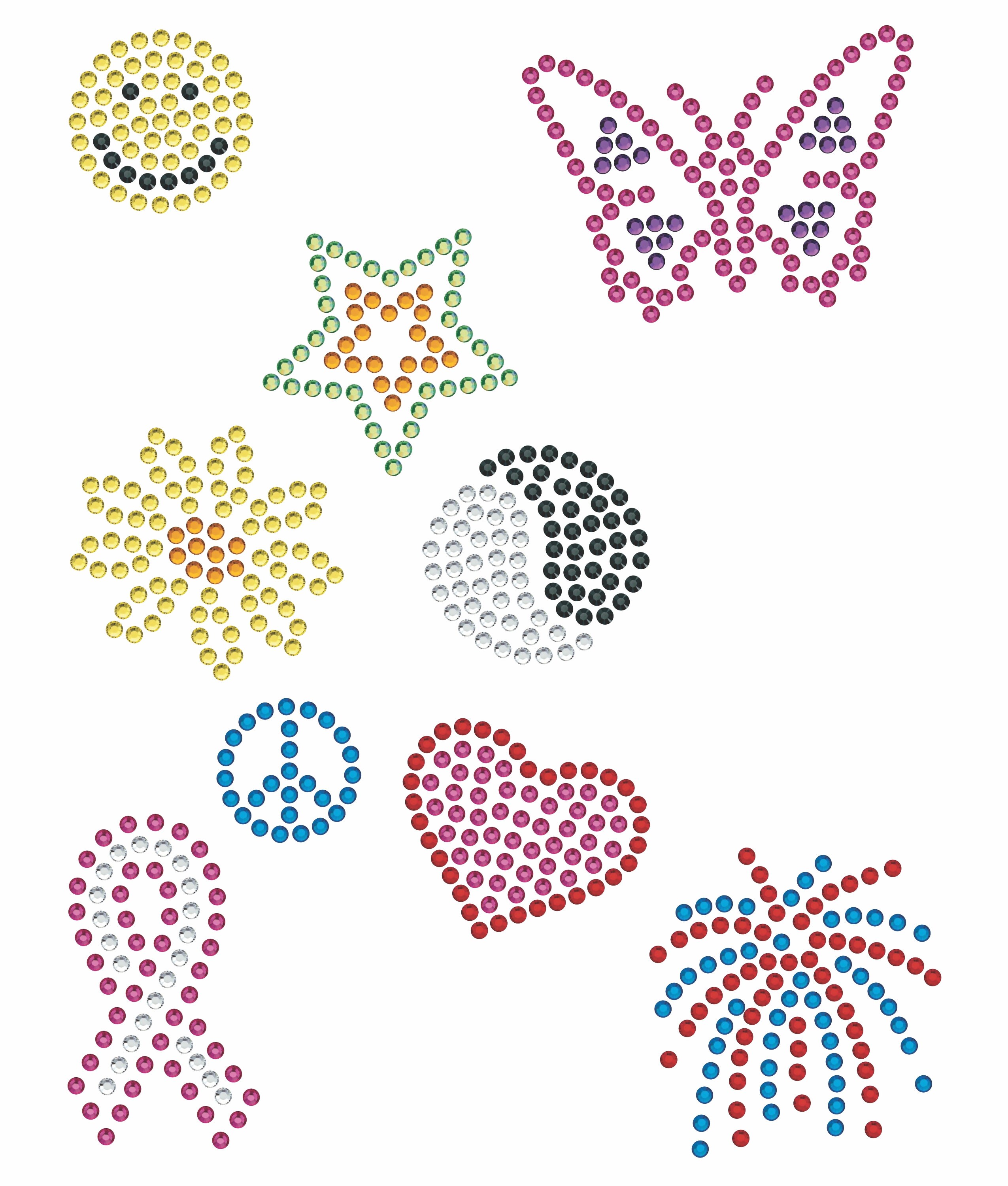 Magnetic Rhinestone Templates VARIETY Multi Color - Etsy