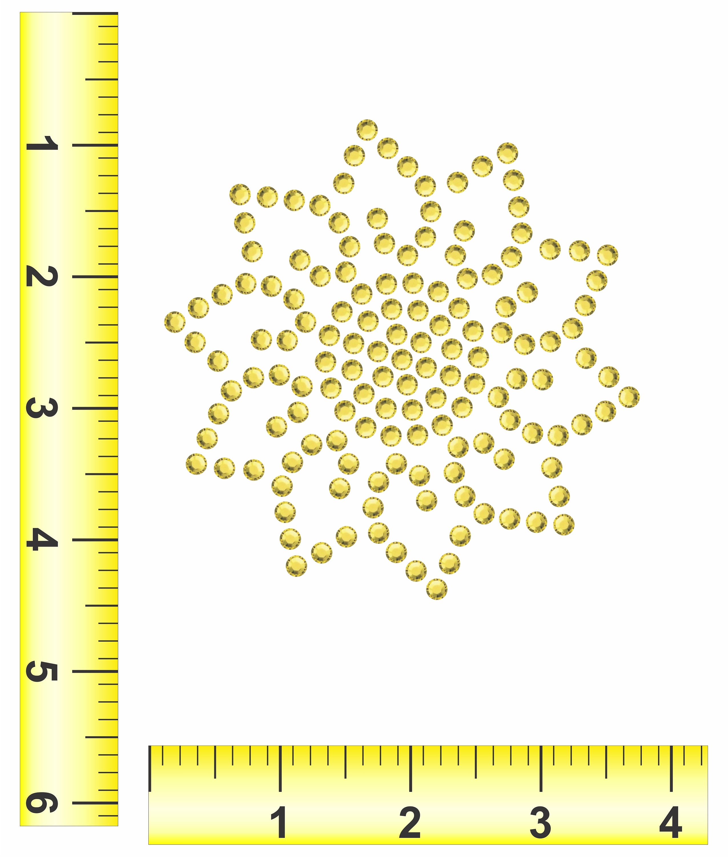 Magnetic Rhinestone Templates SUNFLOWER 001 - Etsy
