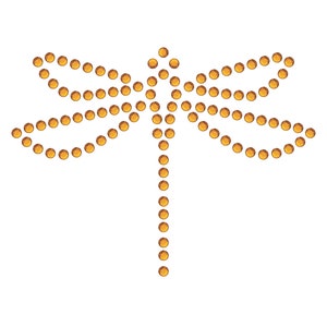 Magnetic Rhinestone Template - DRAGONFLY 5" - Etsy