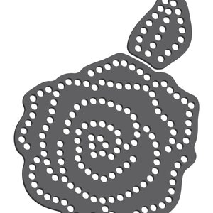 Magnetic Rhinestone Template(s) - ROSE 001 - Etsy