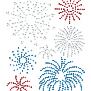 Magnetic Rhinestone Template Set - FIREWORKS 1" to 5" - Etsy