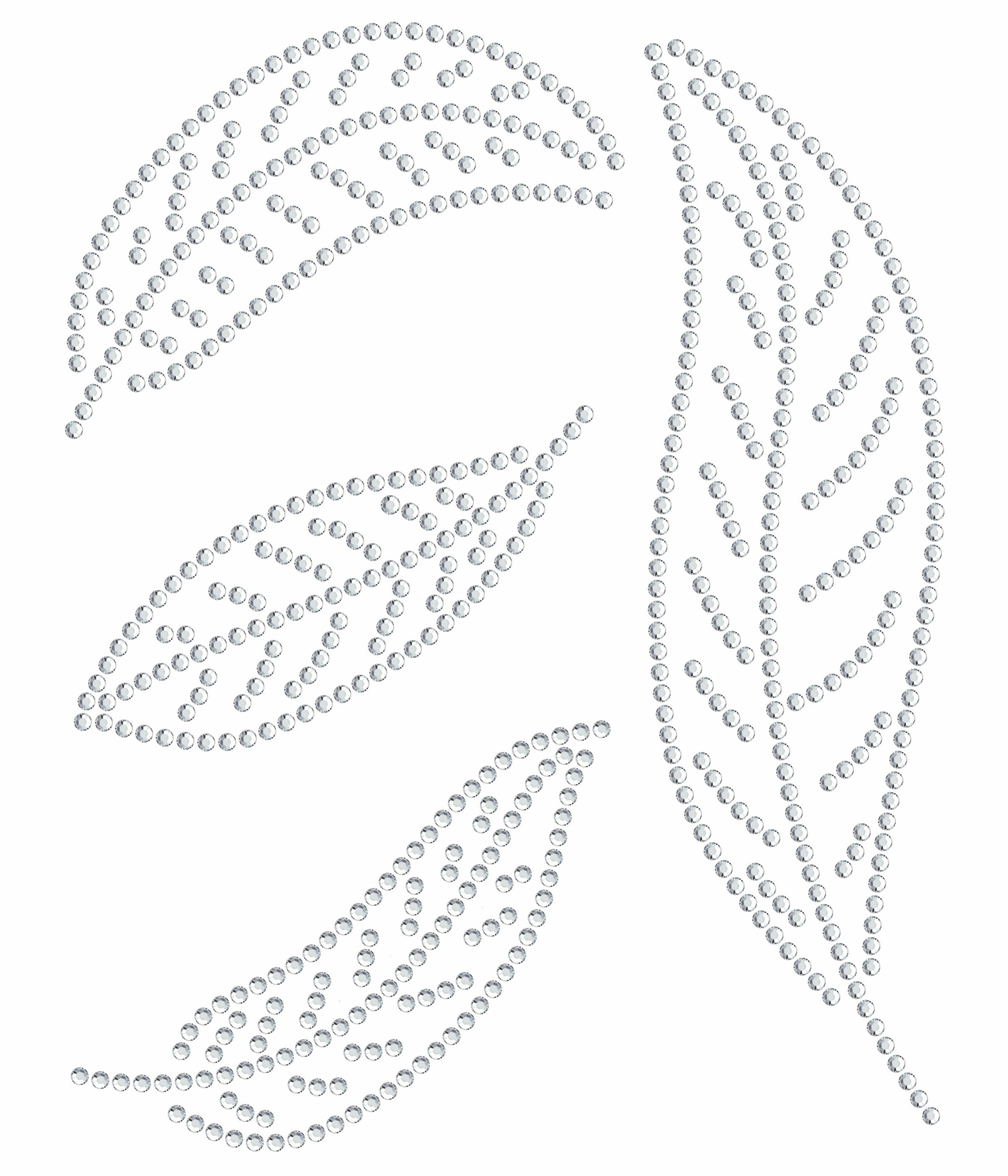 Magnetic Rhinestone Templates 4 FEATHERS / LEAVES - Etsy