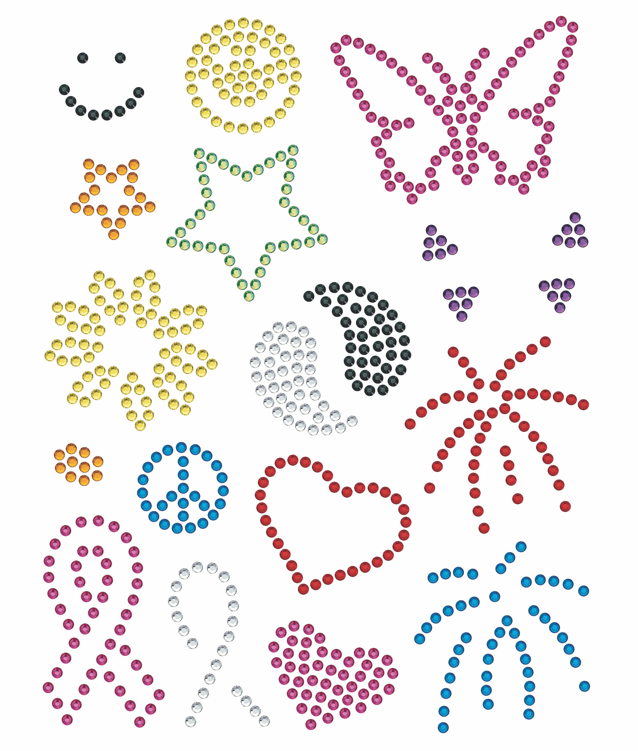 Magnetic Rhinestone Templates VARIETY Multi Color - Etsy
