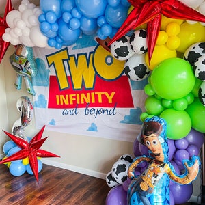 DIY TWO Infinity Balloon Garland Kit Toy Story Birthday Balloon Arch ...