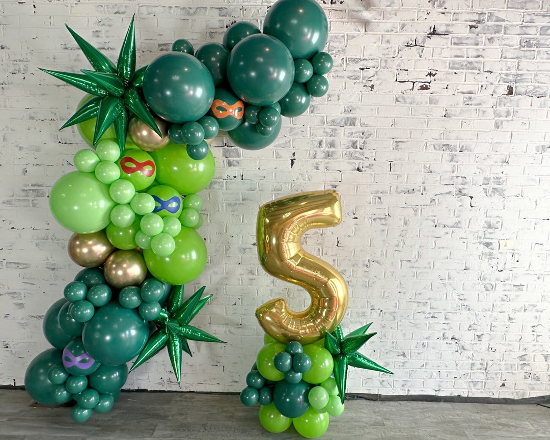 Teenage Mutant Ninja Turtles Balloon Garland Ninja Turtles Birthday ...