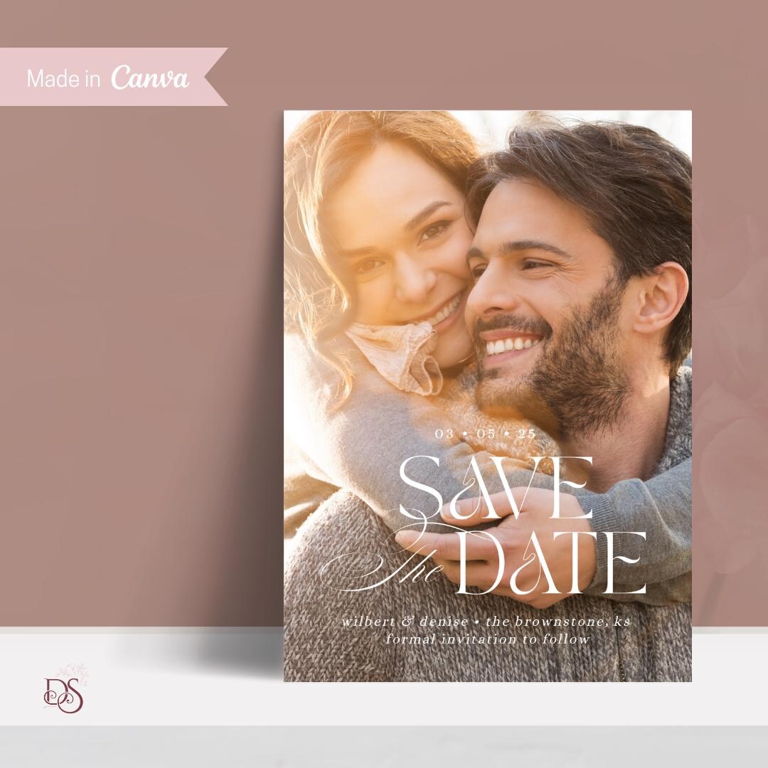 Online Save the Date Template Custom Wedding Design Service Edesign ...
