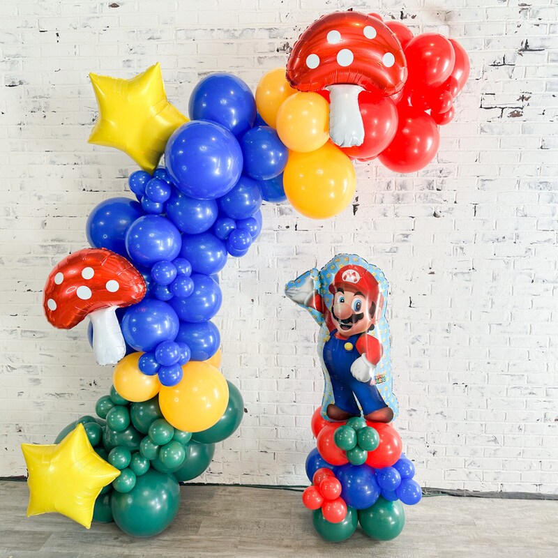 Mario Balloons - Etsy