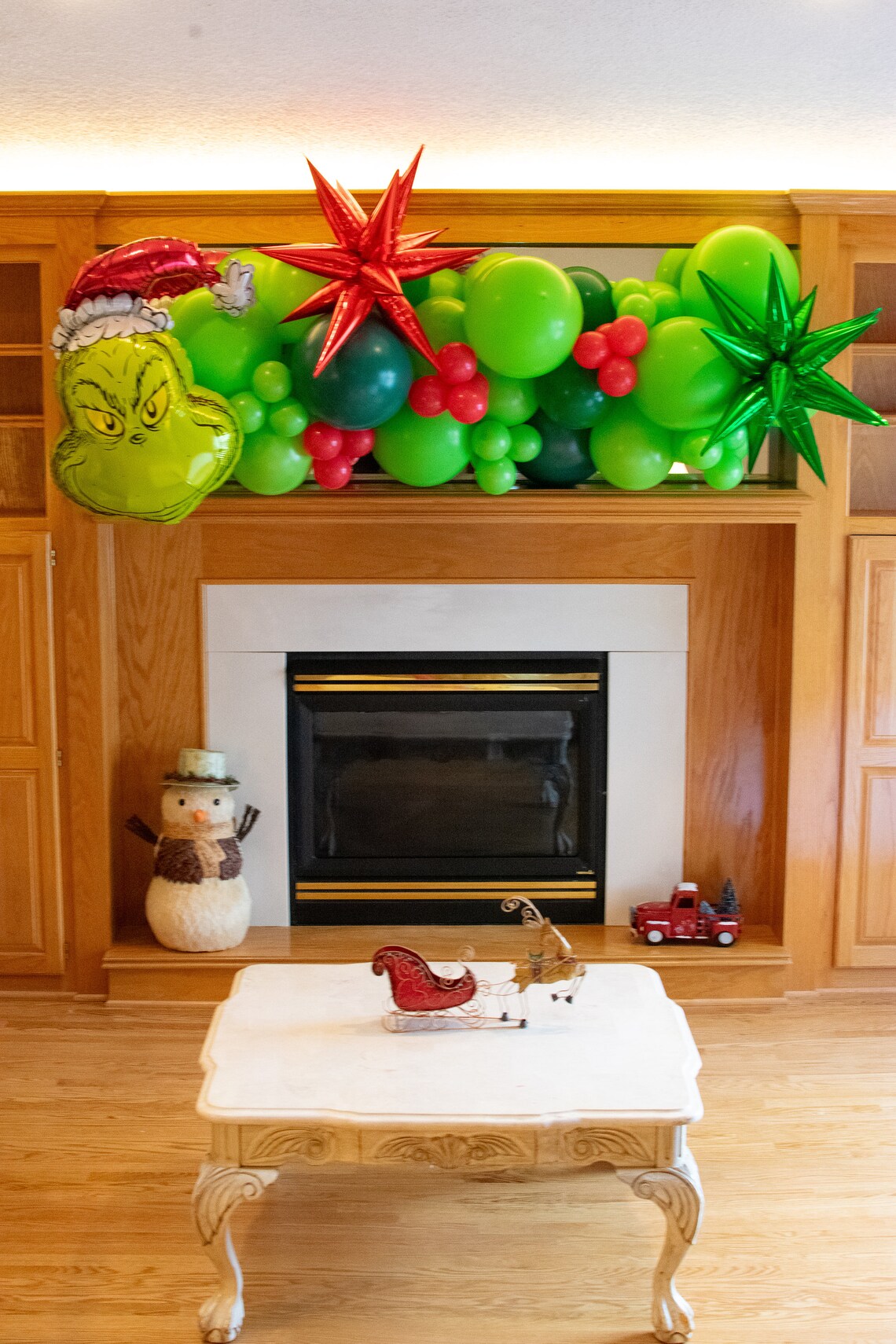 Balloon Holiday DIY Grinch Balloon Garland Kit Party - Etsy