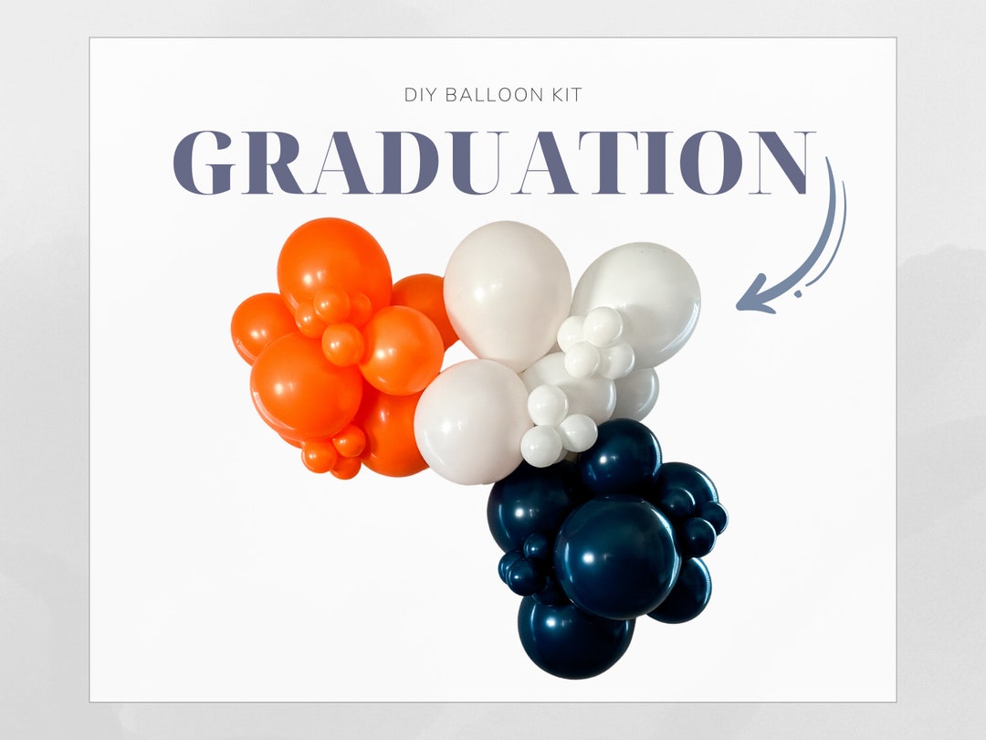 Graduation DIY Balloon Kit Class of 2024 Grad Décor Balloon Graduation ...