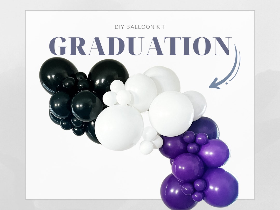 Graduation DIY Balloon Kit Class of 2024 Grad Décor Balloon Graduation ...