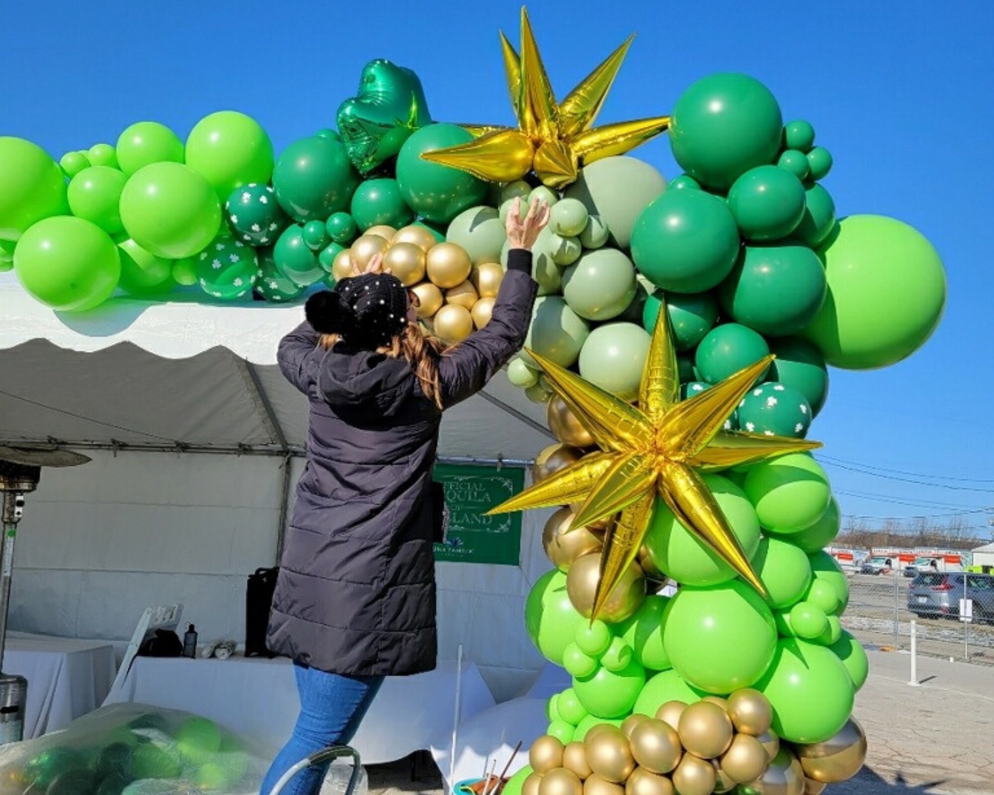 St. Patrick's Day Balloon Garland Irish Balloon St Patrick's Balloon ...