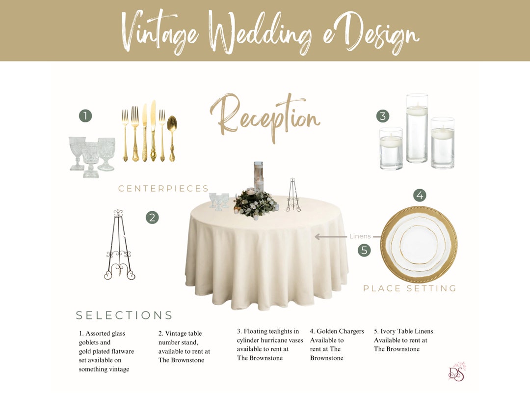 Online Wedding Design Custom Wedding Design Service E-design Custom ...