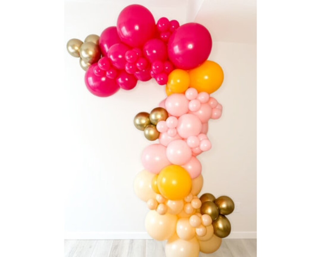 Princess Peach Birthday Party Balloon Mario Princess Peach Balloon Set ...
