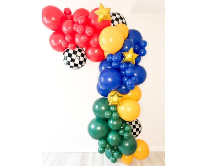 Super Mario Balloon Garland Balloon Arch DIY Balloon Kit Daisy - Etsy
