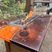 Epoxy River Propane Fire Table - Etsy