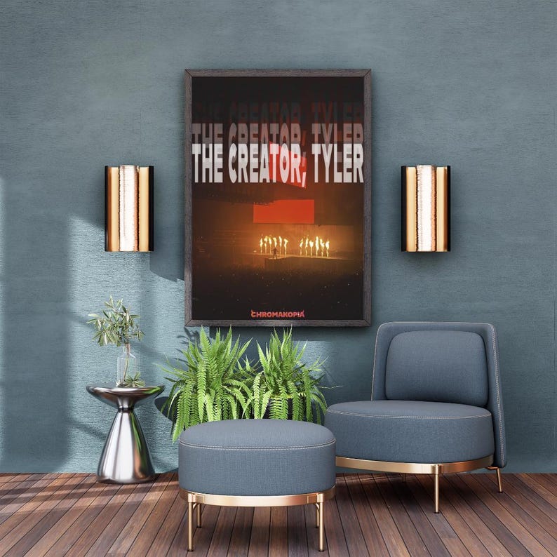 Tyler, the Creator Tour Poster | Digital Download | Hip-hop Wall Art ...