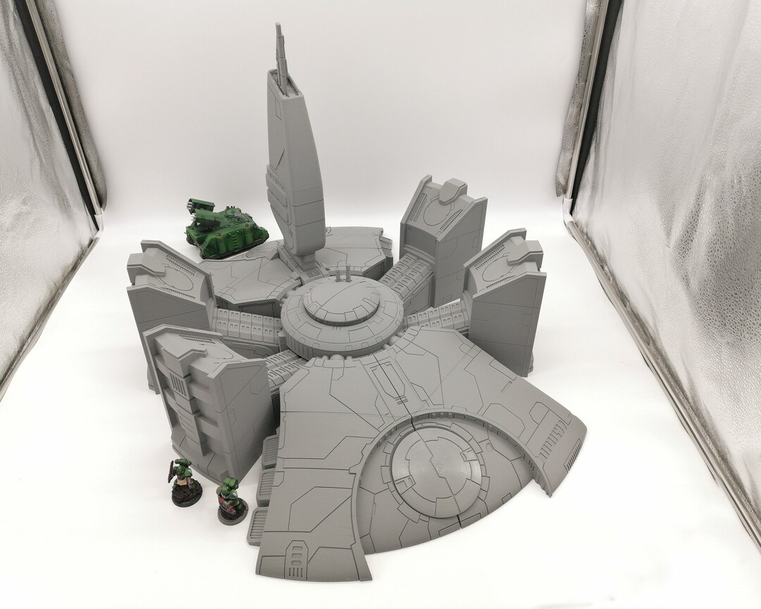Tau Cadre Headquarters | United Frontier 28mm Terrain Tabletop ...