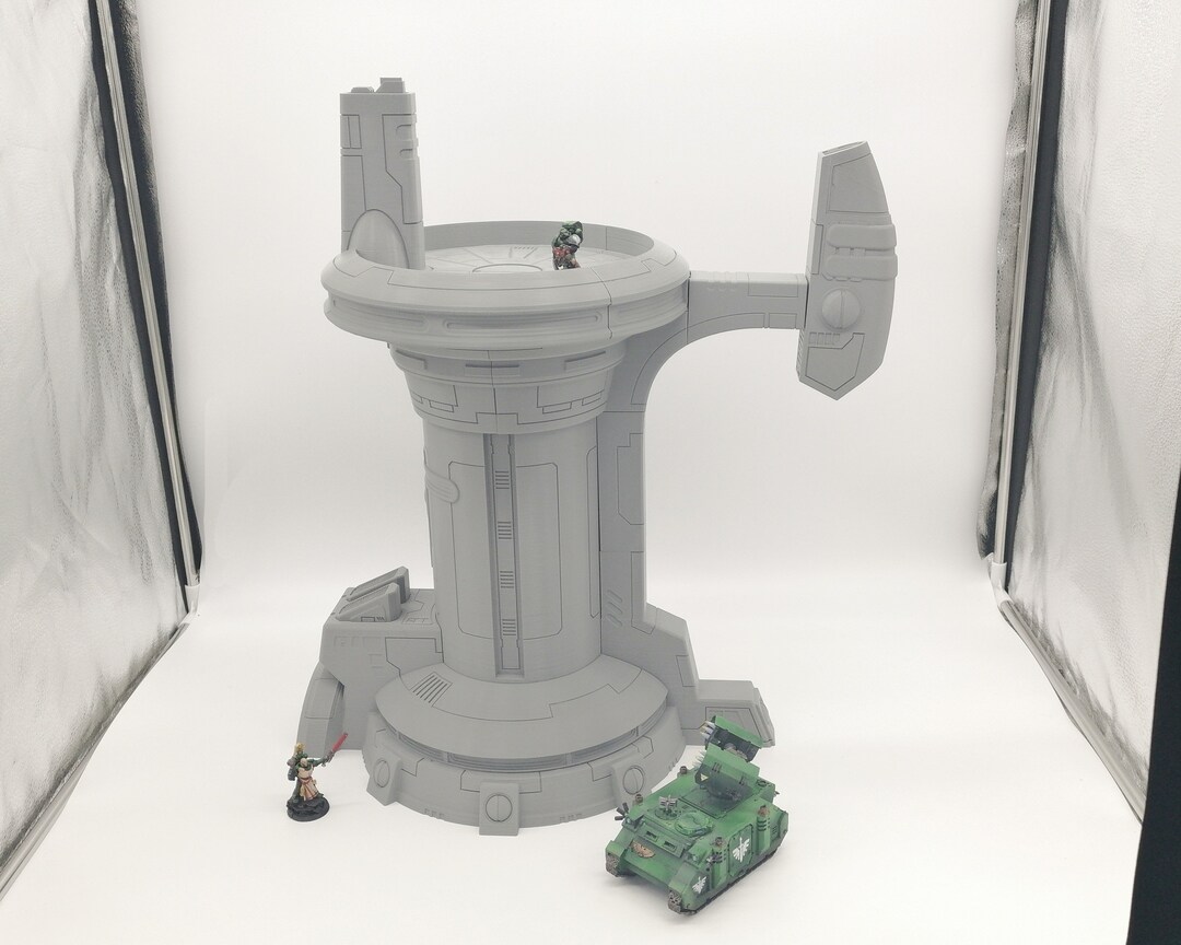 Tau Outpost Tower | United Frontier 28mm Terrain Tabletop Wargaming 3D ...