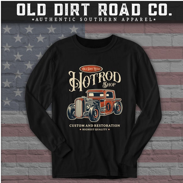 Long Sleeve Hot Rod Shirts - Etsy