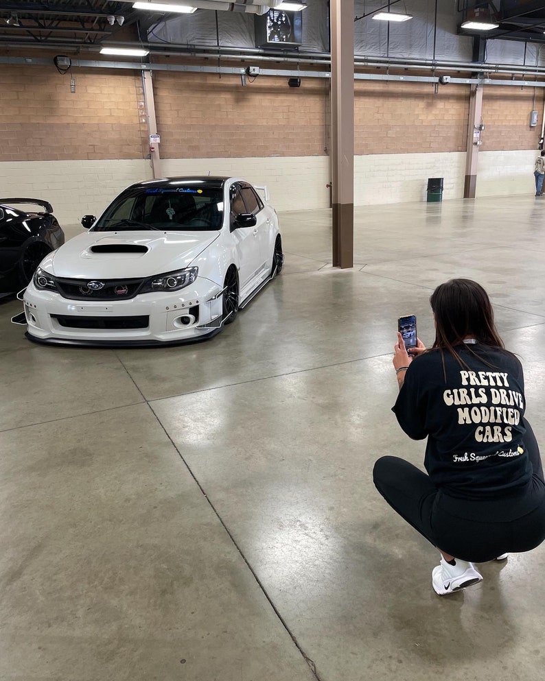 Pretty Girls Drive Modified Cars T-shirt Car Apparel Lady - Etsy