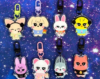 Stray Kids SKZOO Acrylic Keychain Kpop - Etsy