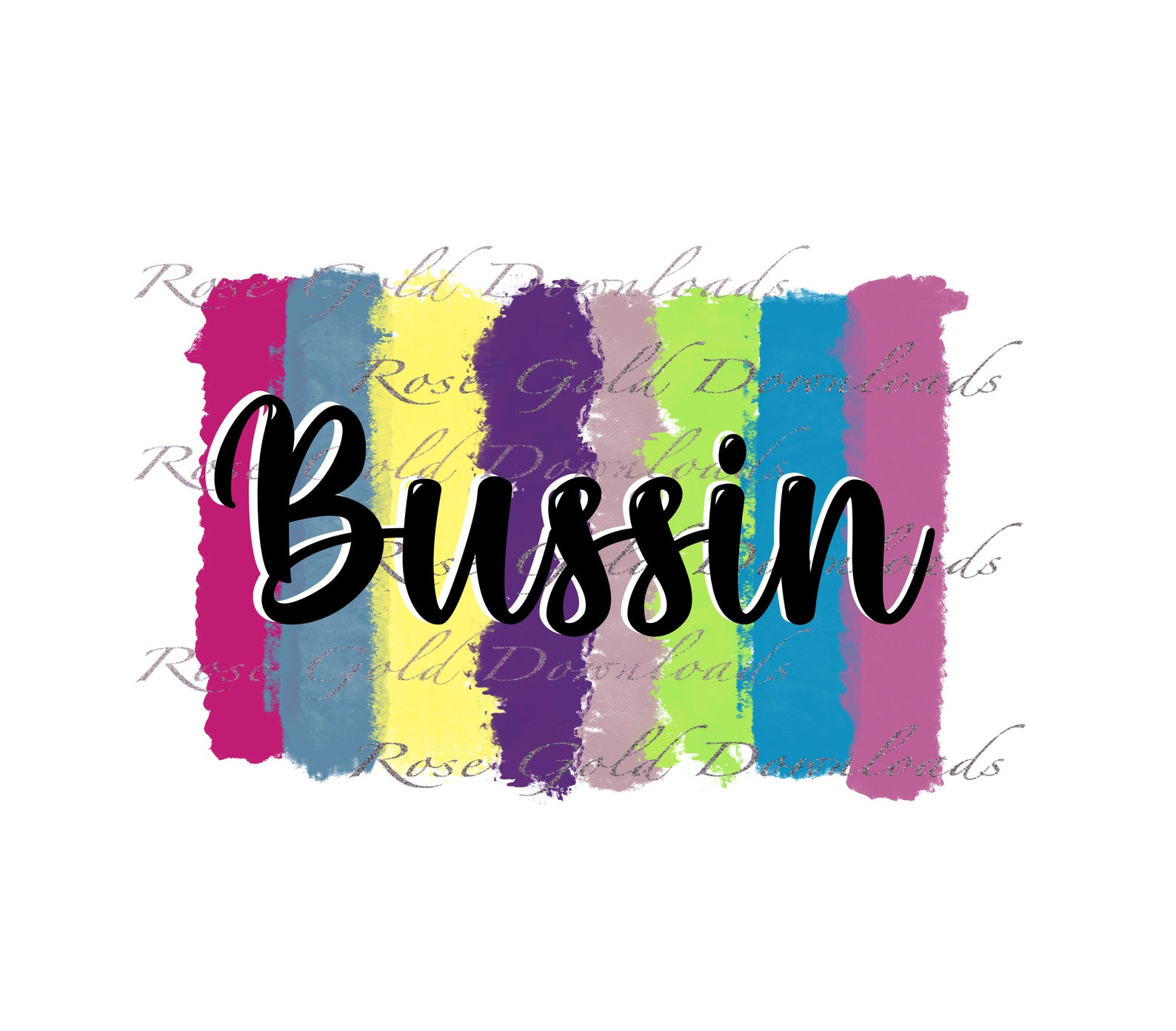 Bussin Teen Talk Funny Lingo Png Brush Stroke Image for Sublimation - Etsy