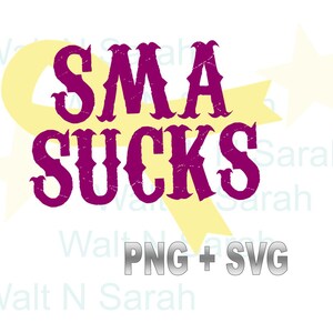 SMA Awareness Ribbon Sublimation PNG and SVG Images Bundle Digital ...