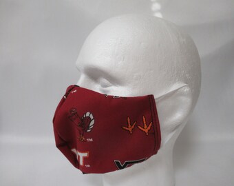Virginia Tech Face Mask - Etsy