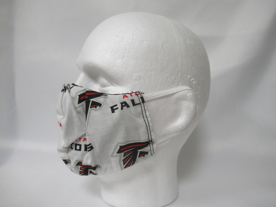 Washable FACE MASK 100% Cotton Atlanta Falcons Handmade Made - Etsy