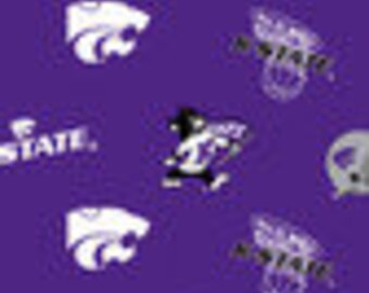 Kansas State Wildcats Fabric - Etsy