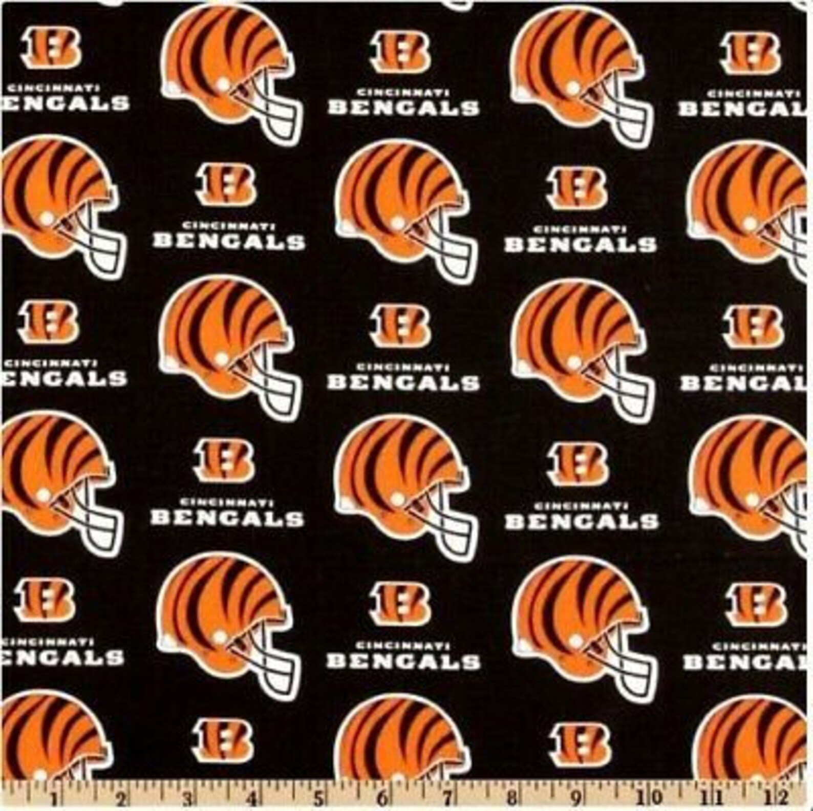 CINCINNATI BENGALS 100% Cotton Fabric by Fabric Traditions - Etsy