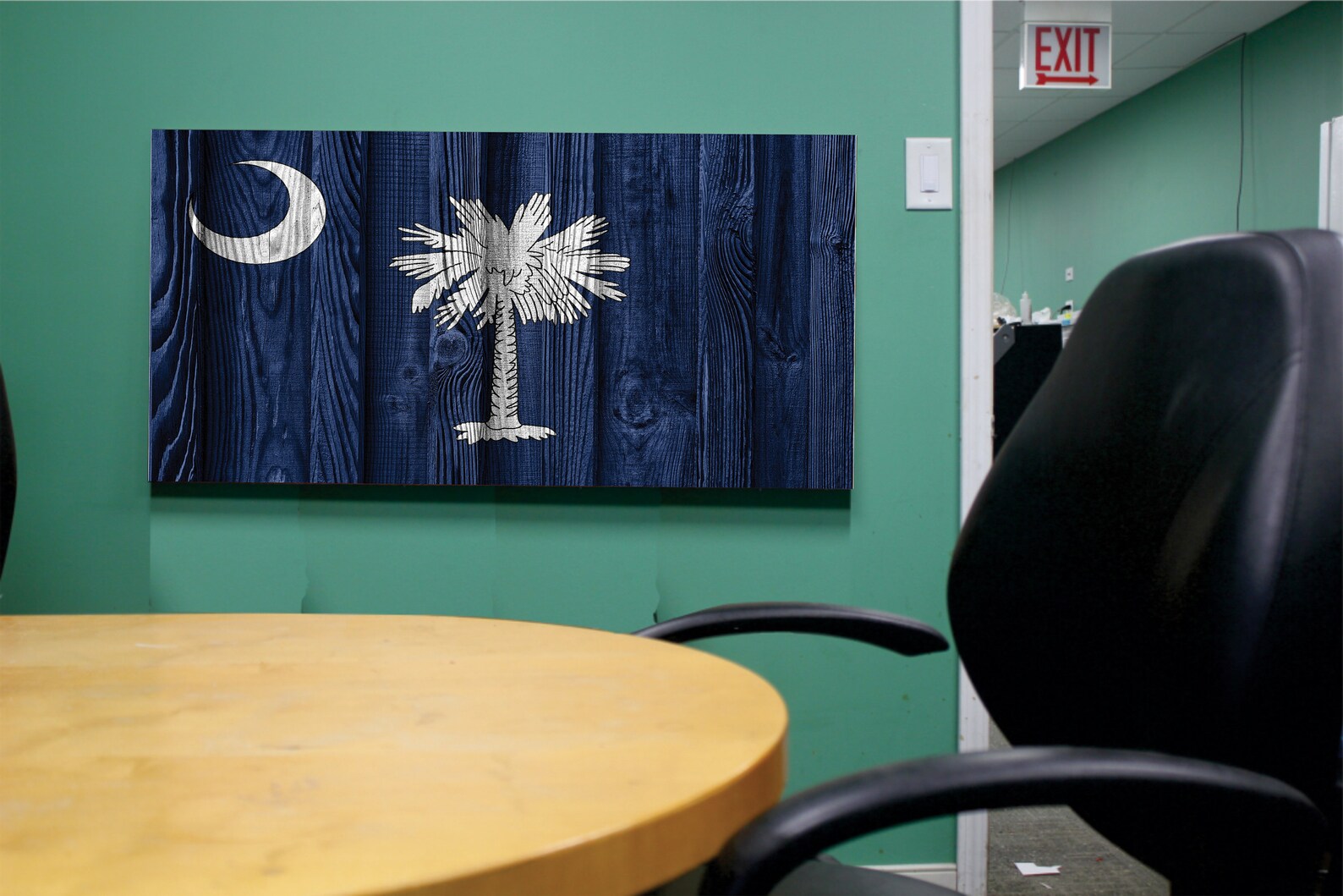 Premium Wood Wall Art Décor South Carolina State Flag | Etsy