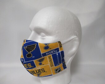 St Louis Blues Mask | Etsy