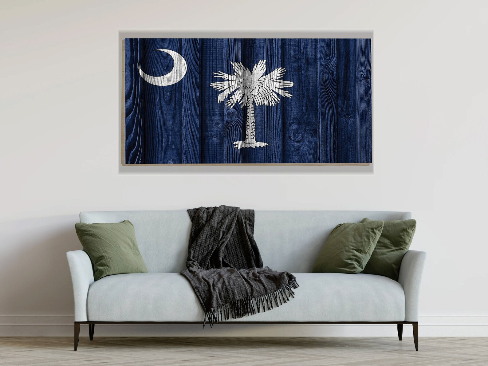 Premium Wood Wall Art Décor South Carolina State Flag | Etsy