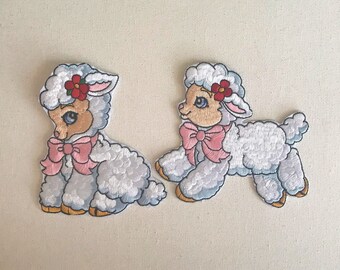 Embroidered Lamb Patch - Etsy