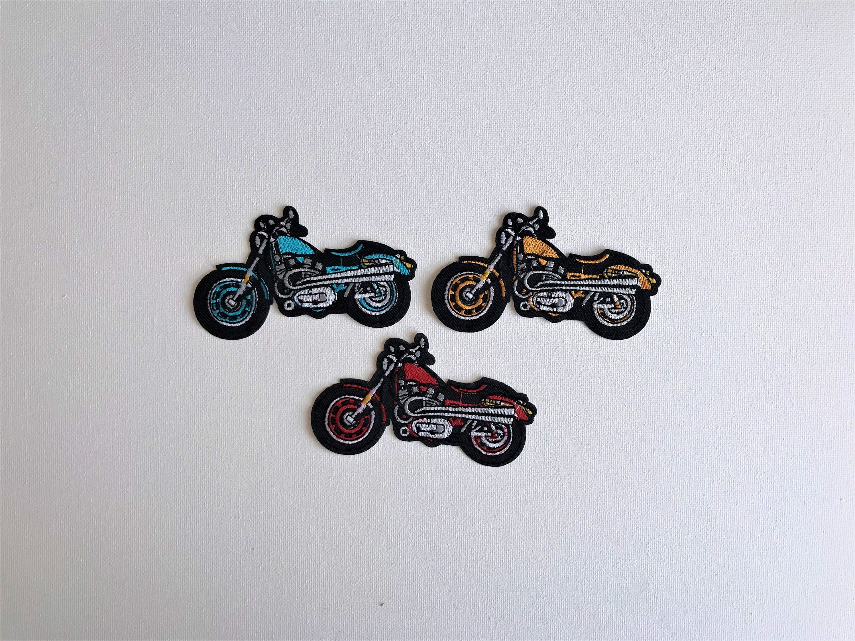 Craft Supplies & Tools Sew On Embroidered #315 Biker Applique Patch ...