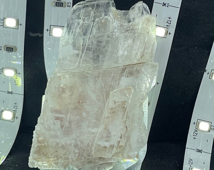 Transparent Clear Rare Gypsum Slice. Gorgeous Clear Gypsum From Desert ...