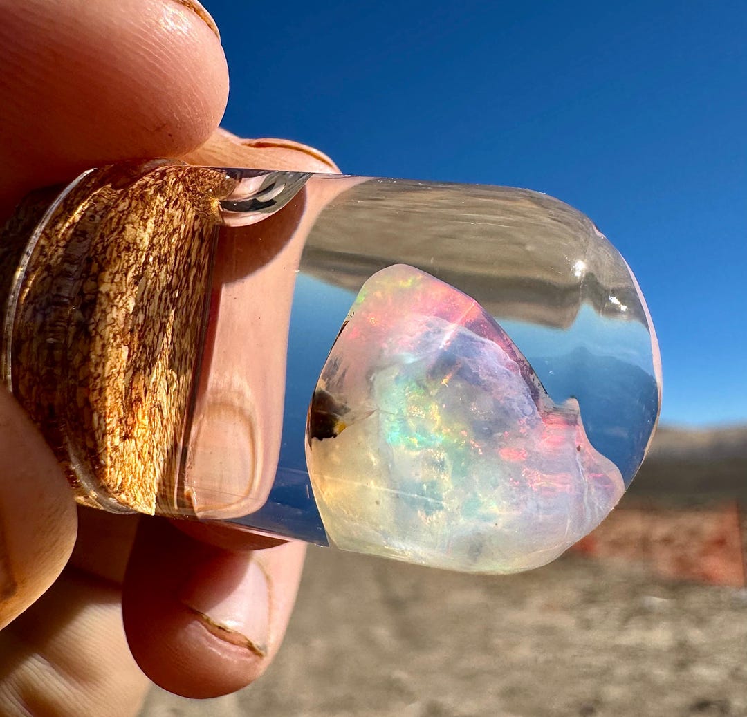 Over 15ct! Best Virgin Valley Opal Rare! Wow!!precious Opal STUNNING ...