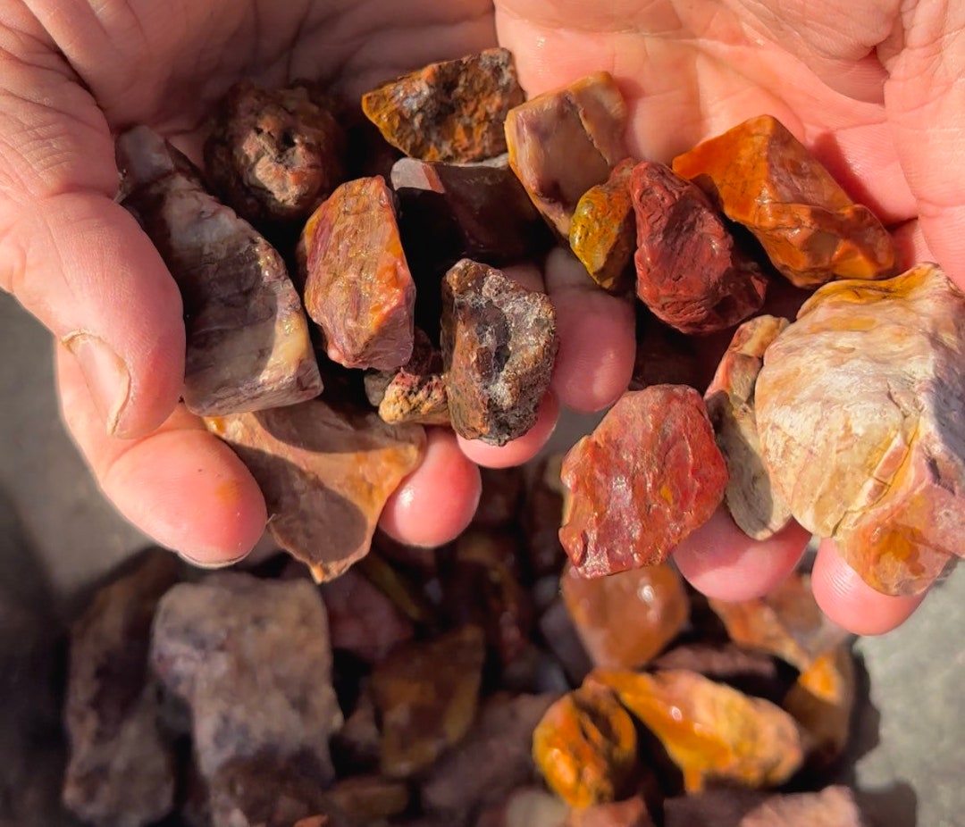 Red Jasper!! 100pcs+!! 1/2lb, 1lb, 2lbs Bulk Tumble-ready-mix Rare ...
