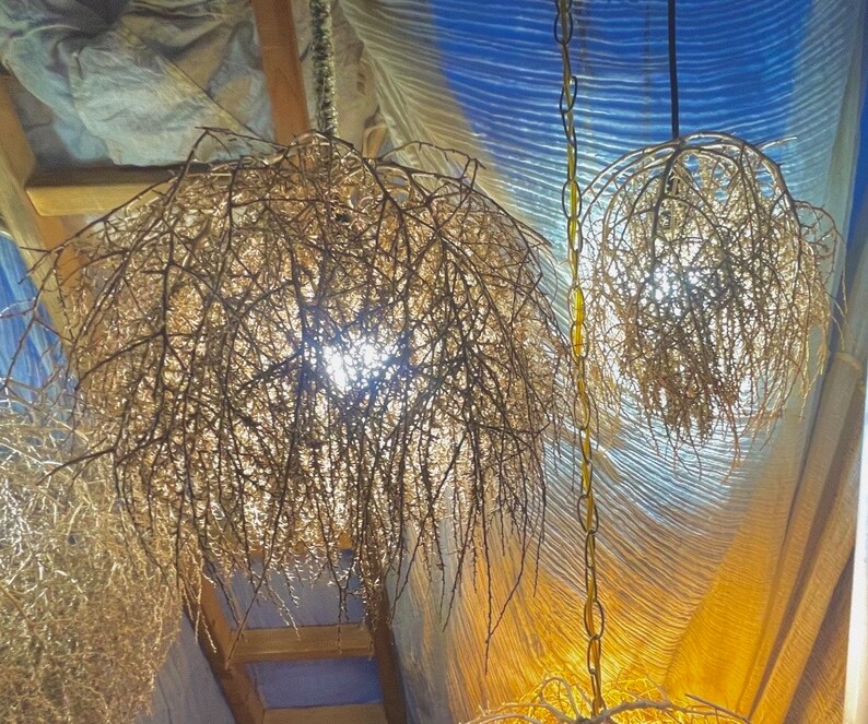 Cute! MINI Tumbleweed Chandelier the Original “tumblier” Beautiful Hand ...