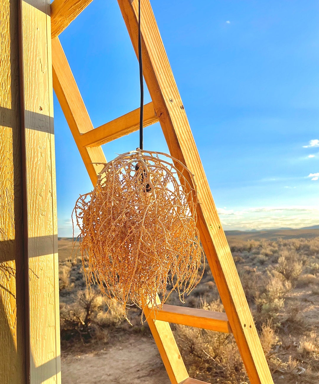 Cute! MINI Tumbleweed Chandelier the Original “tumblier” Beautiful Hand ...