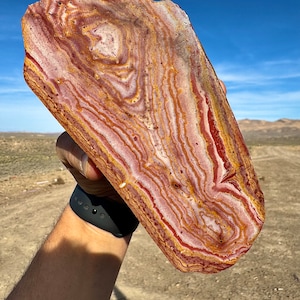 2.12lb+! Huge Wonderstone! Wow!! Nevada Rhyolite Slabbed Face Perfect ...