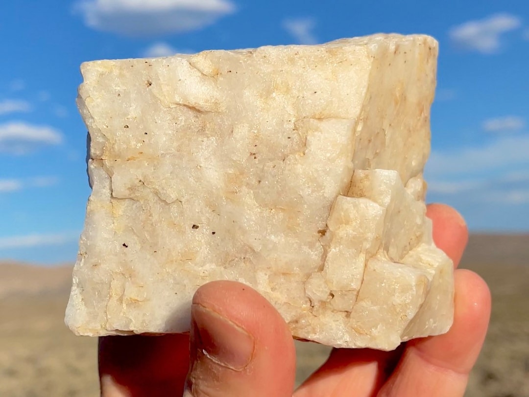 Gorgeous Large Quartz Chunk Crystal Huge Display Piece White Candle ...