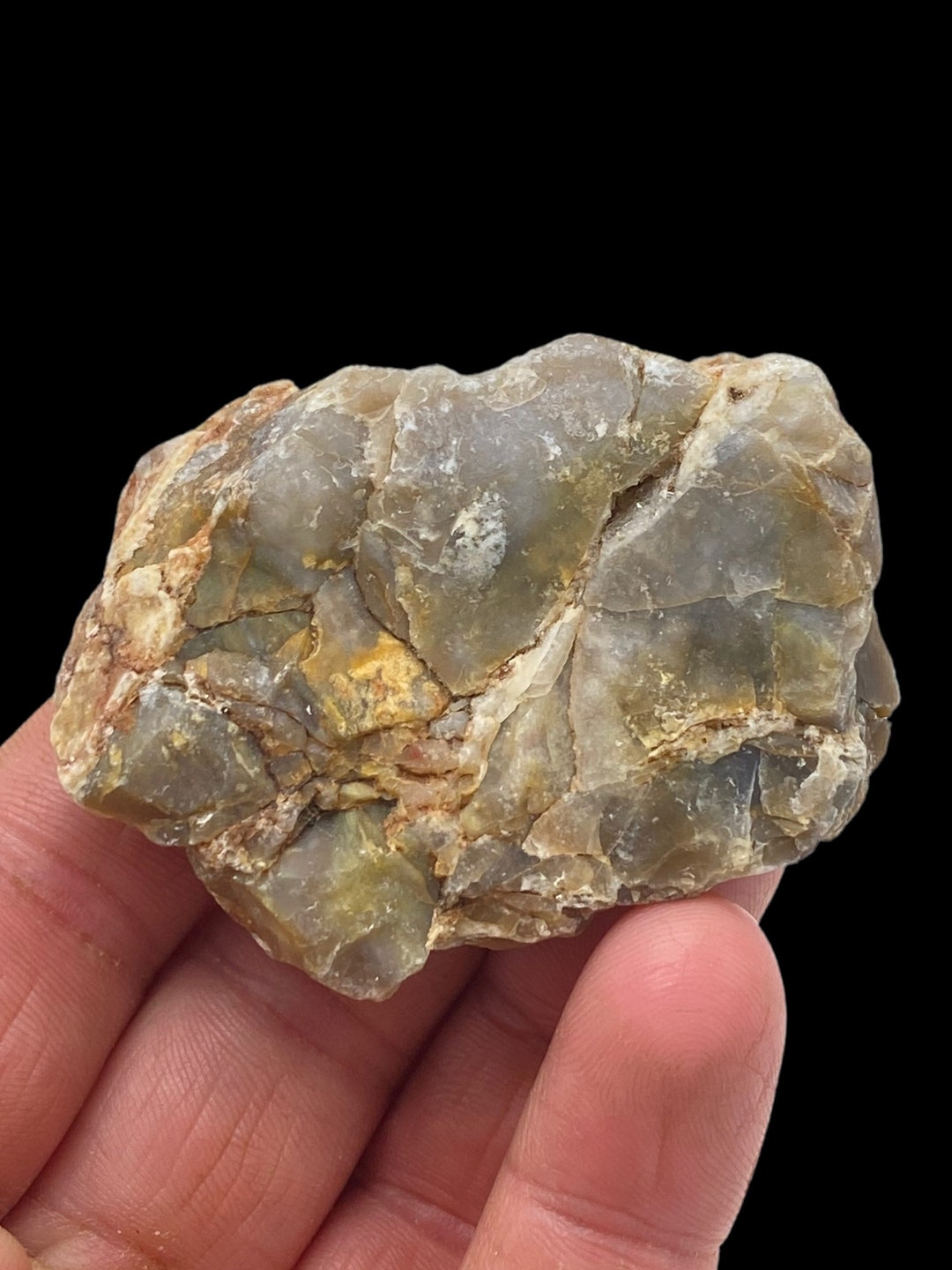 Opal in Agate Beautiful Stunning Opal in Orange Agate Matrix Specimen ...