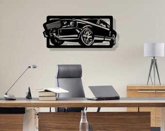 Mustang Dxf File - Etsy