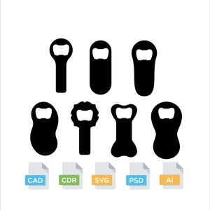 Bottle Openers Dxf,beer Opener Dxf,dxf,svg,dadys Day Gift,digital ...