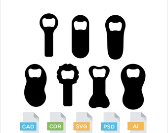 Bottle Opener Dxf - Etsy