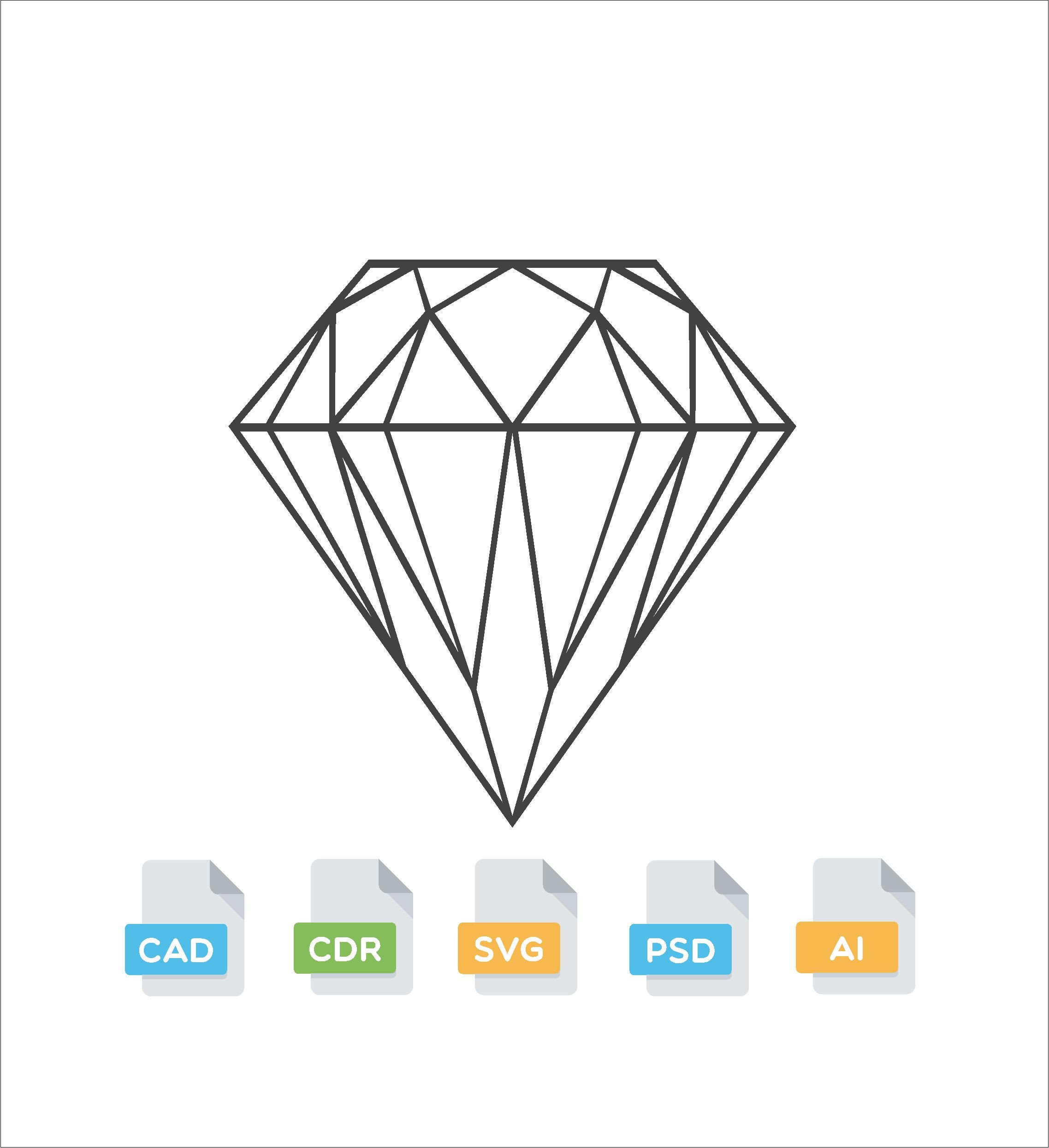 Diamond Laser Cut File,cnc Route File,diamond Wall Art Panel,diamond ...