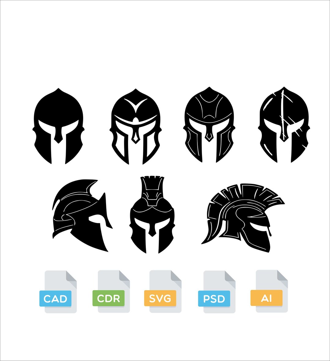 Spartan,helmet,mask,laser Cut File,cnc Route File,wall Art,dxf File,svg ...