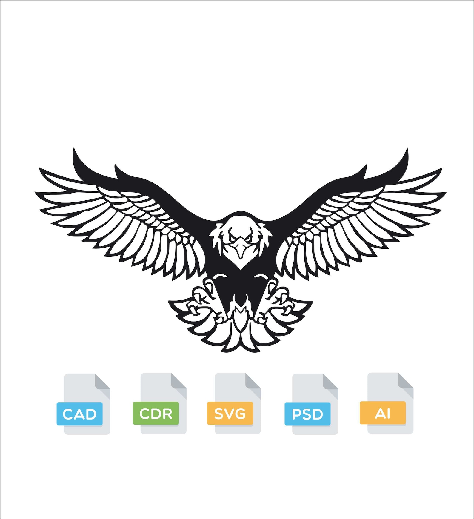 Eagle Laser Cut File,hawk Laser Cut File,cnc Route File,eagle Dxf File ...